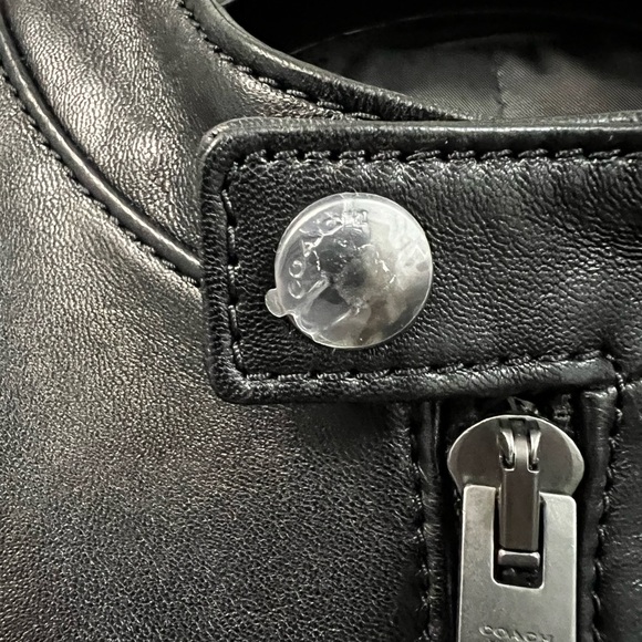 Coach | Jackets & Coats | Coach Leather Racer Jacket New With Tag ...
